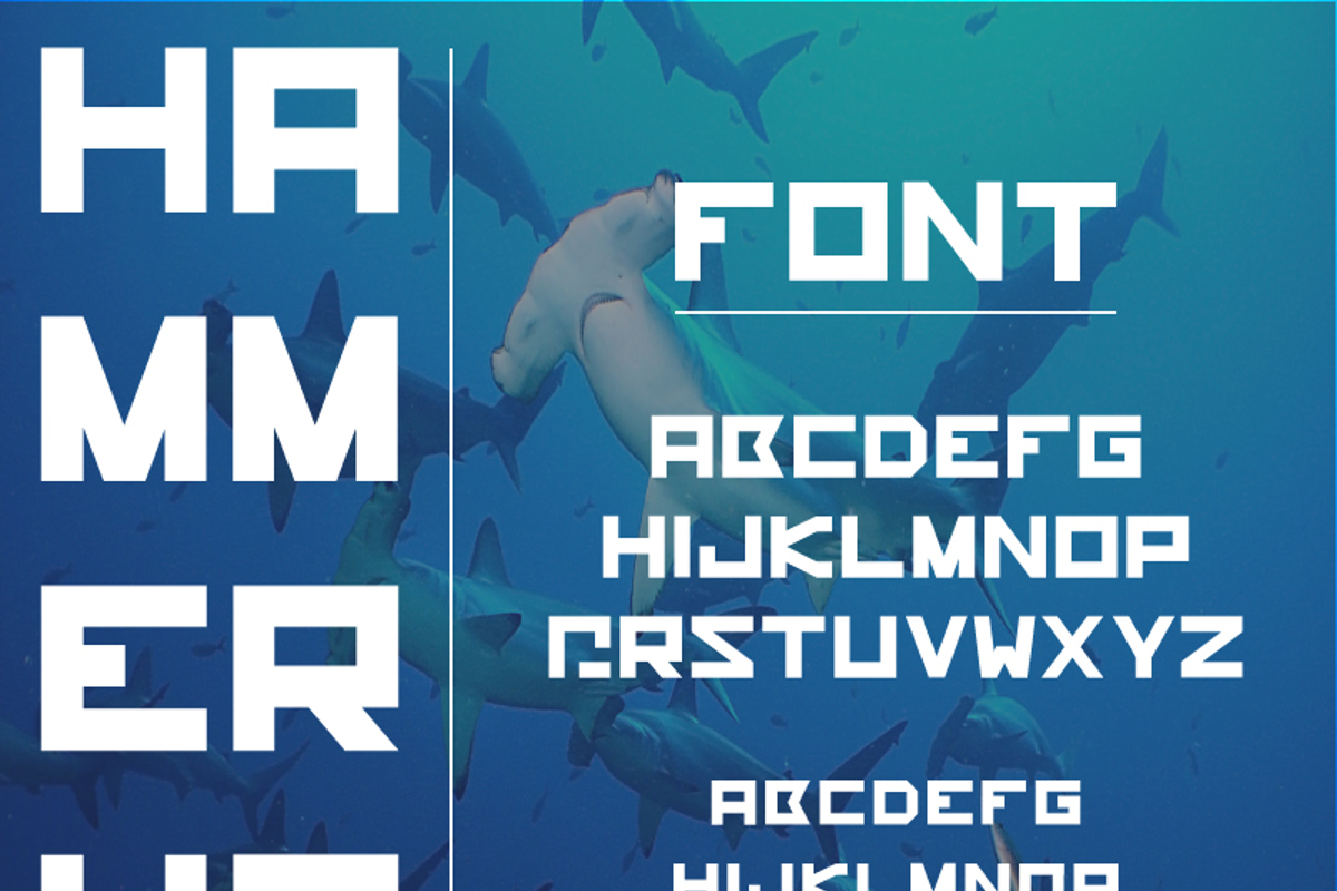 Hammerhead Font | Davide Lasagni | FontSpace