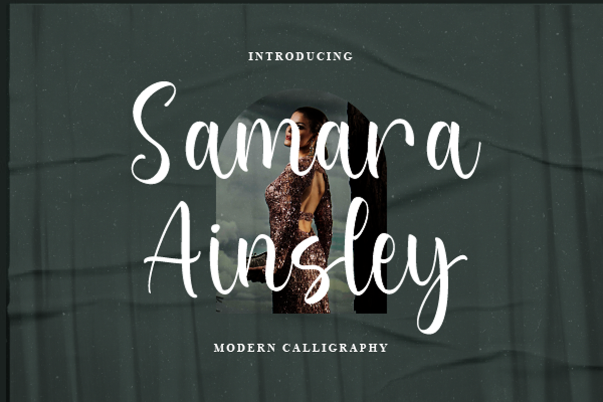 Samara Ainsley Font | Circle Studio | FontSpace