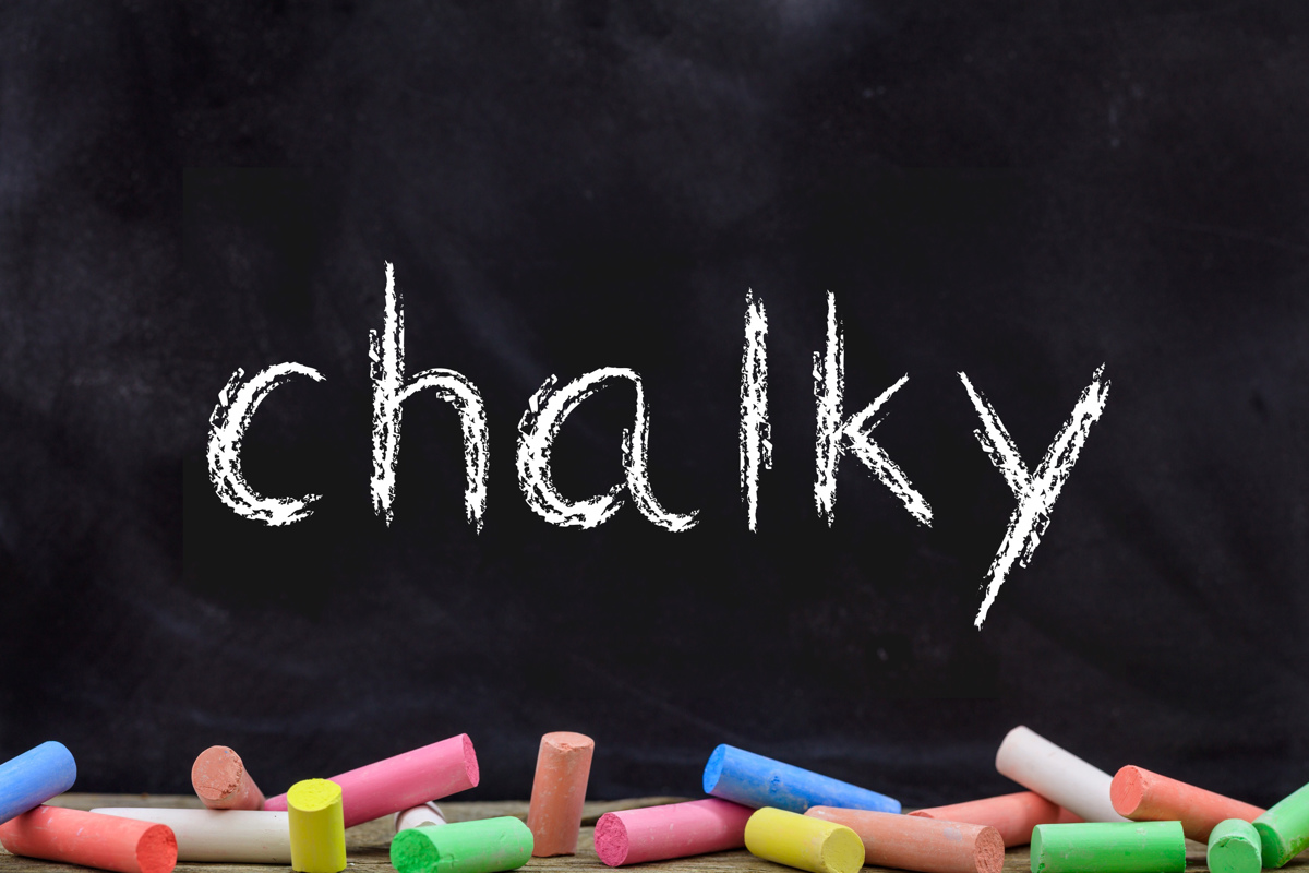 Chalky Font | JoannaVu | FontSpace
