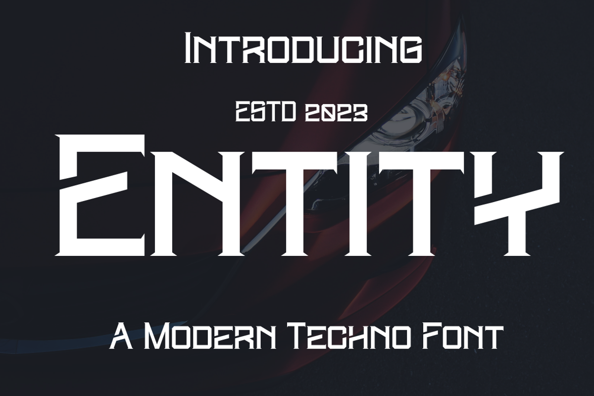 Entity Font - Free Download