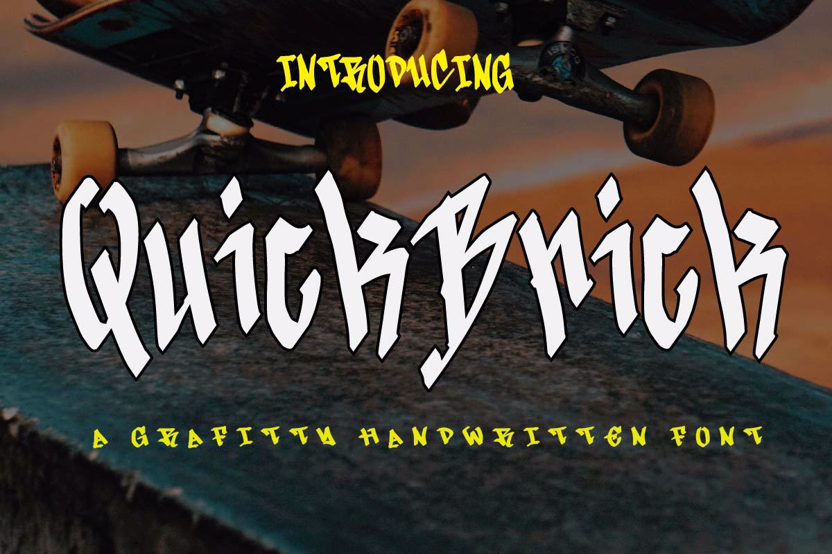Quick Brick Font - Free Download