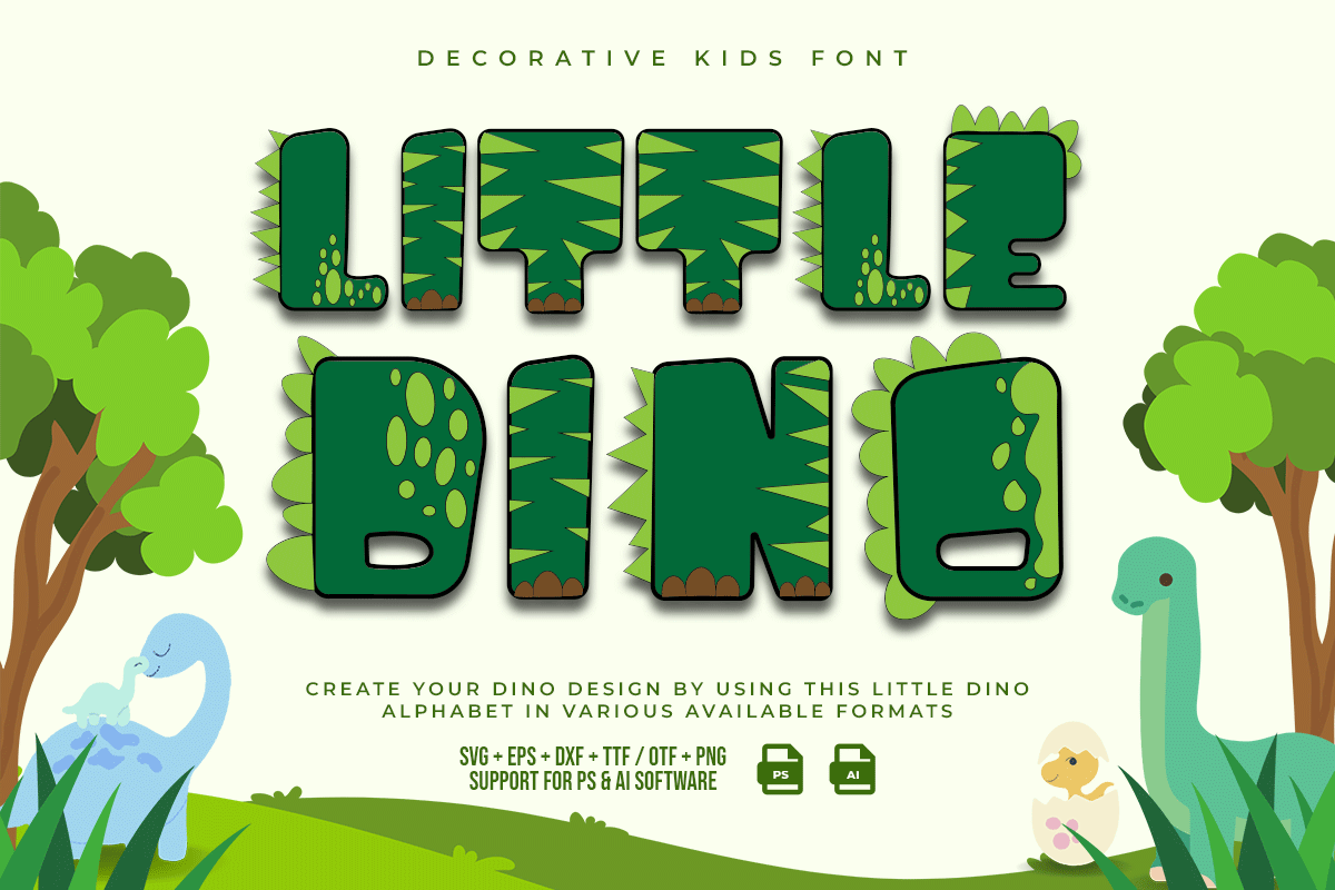 Little Dino Font - Free Download