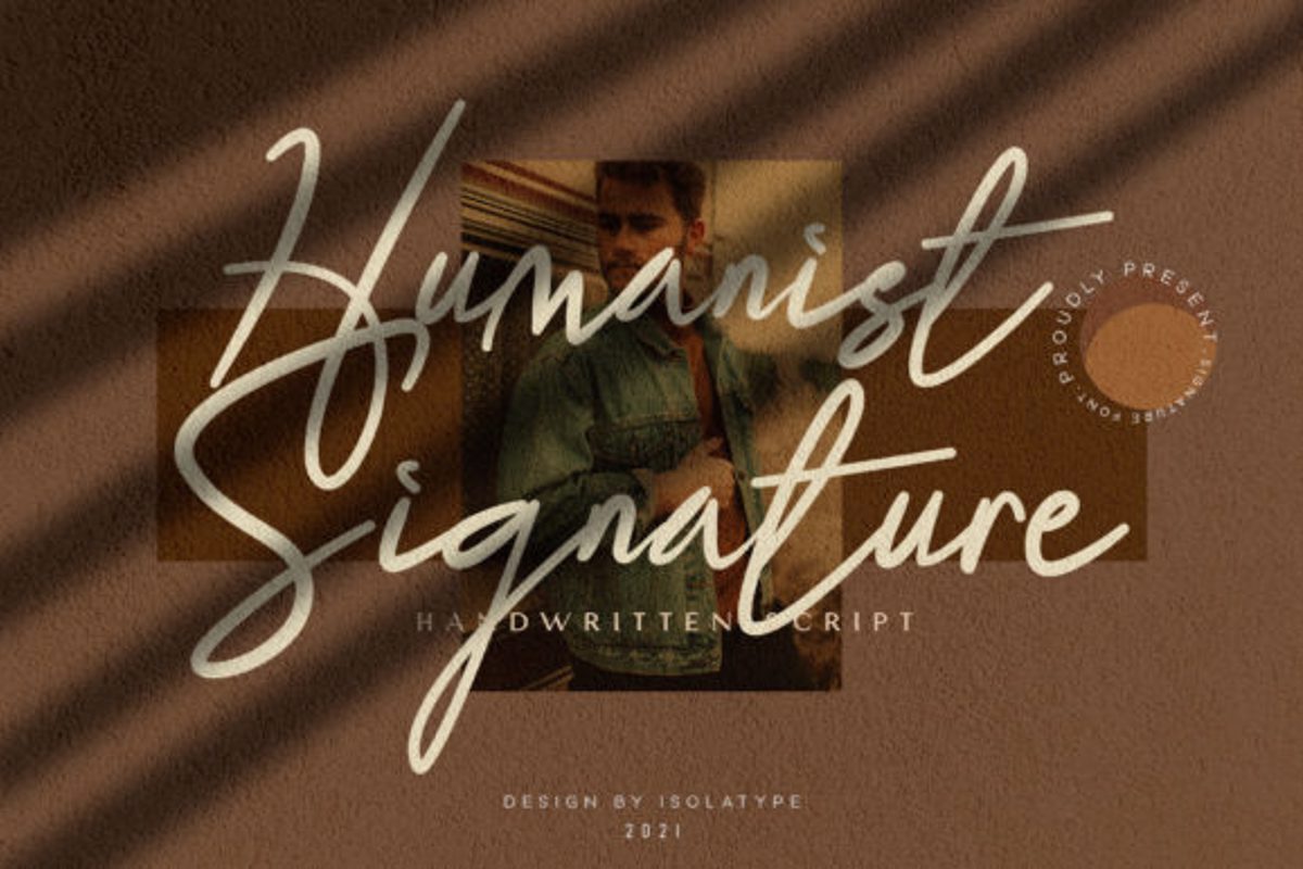 Humanist Signature Font | Isolatype | FontSpace