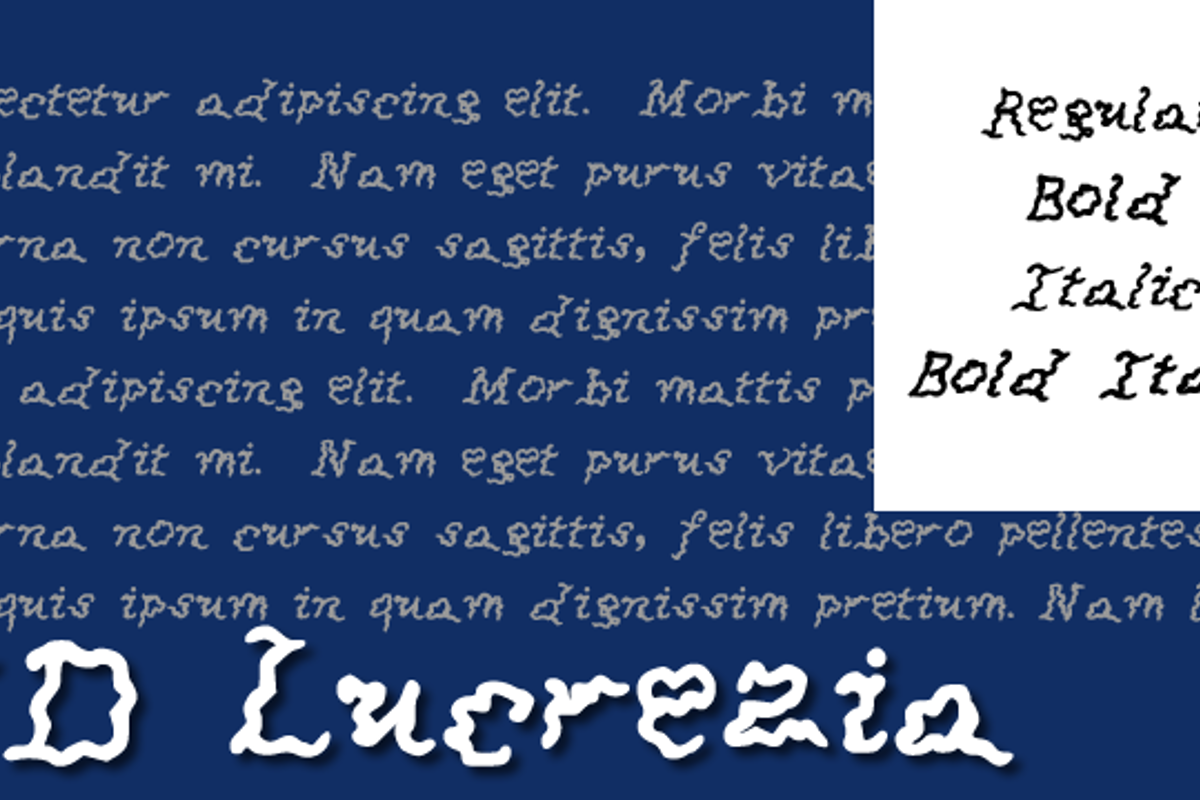 JDLucrezia Font | Jecko Development | FontSpace