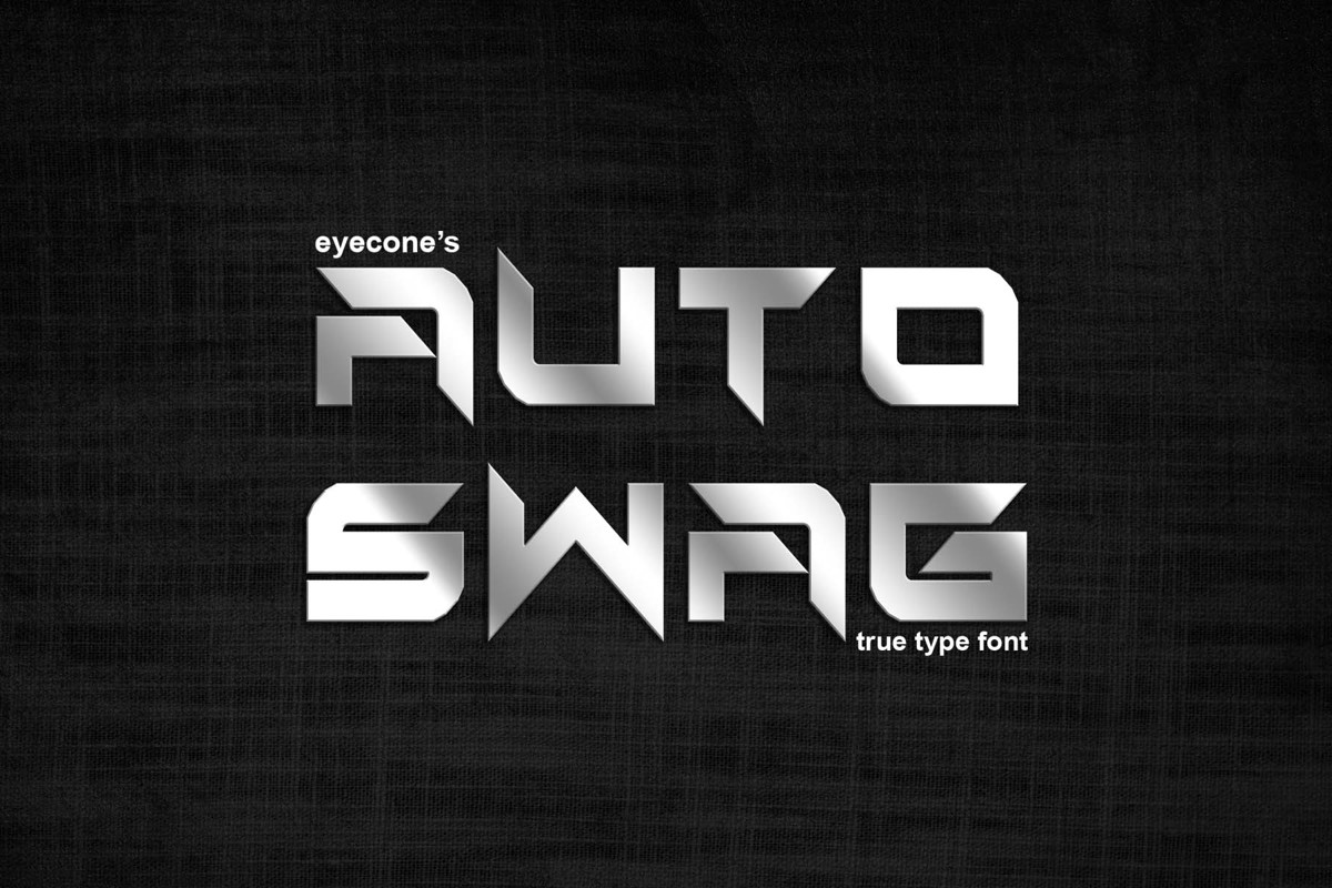 Auto Swag Font | eyecone | FontSpace