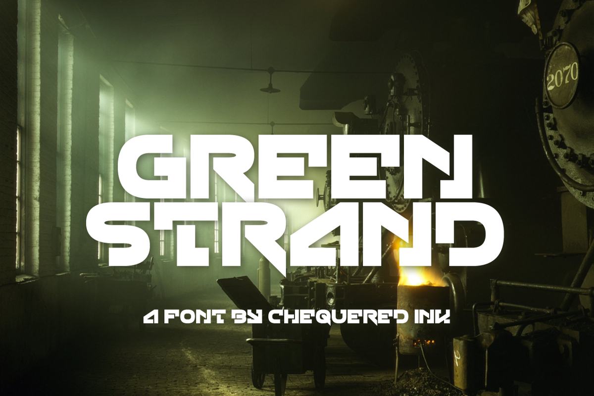 Green Strand Font - Free Download