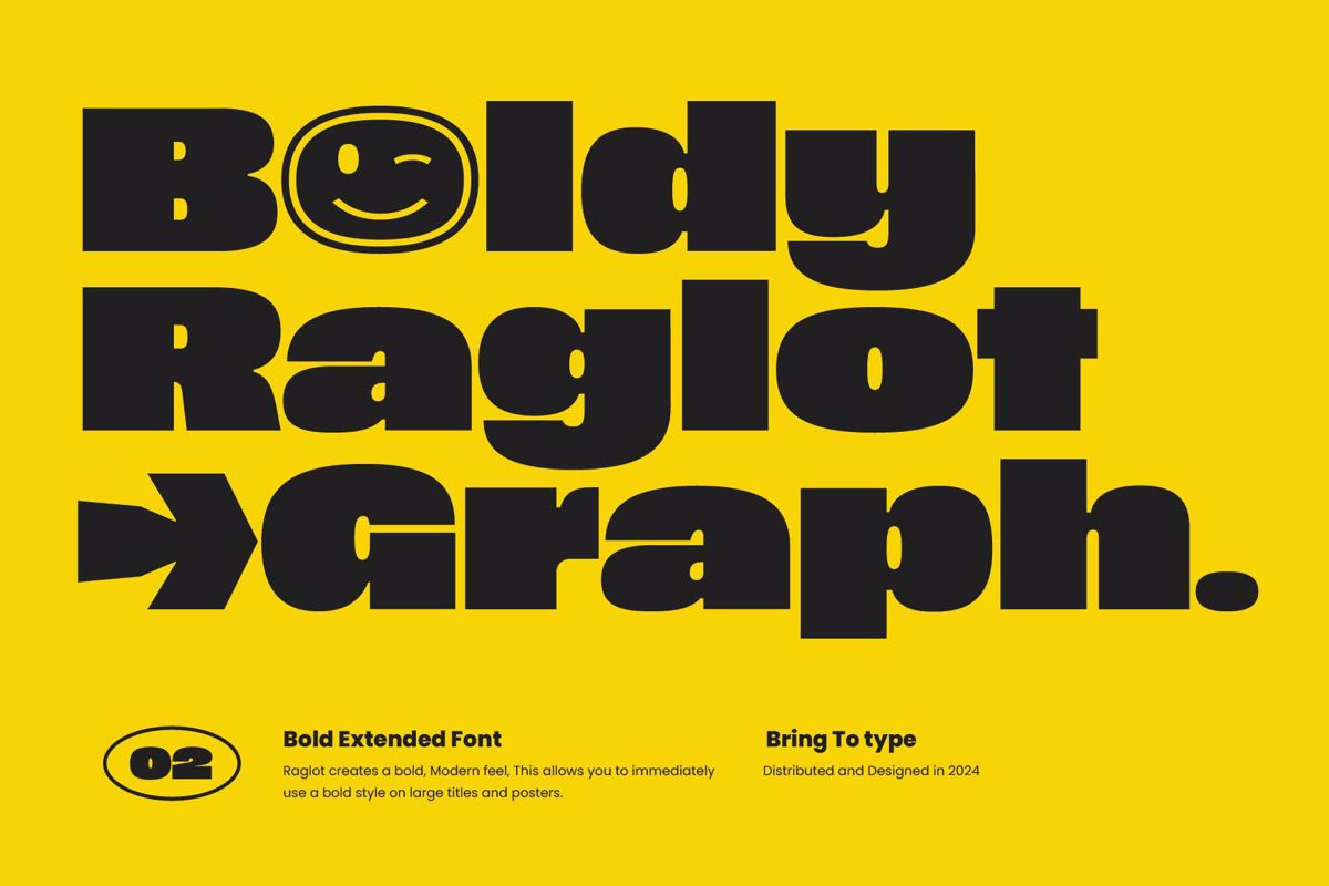 Raglot Font | Bring to Type | FontSpace