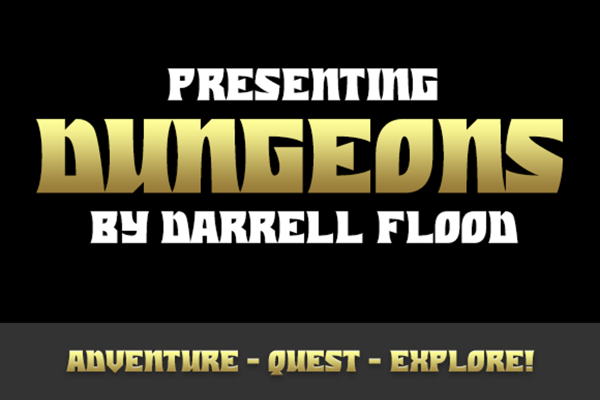 Dungeons Font | HAWTPIXEL - Darrell Flood | FontSpace