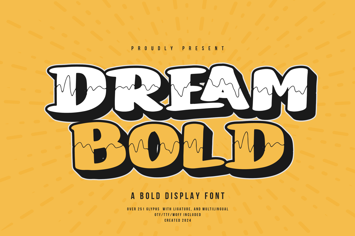 Dream Bold Font | Denustudios | FontSpace