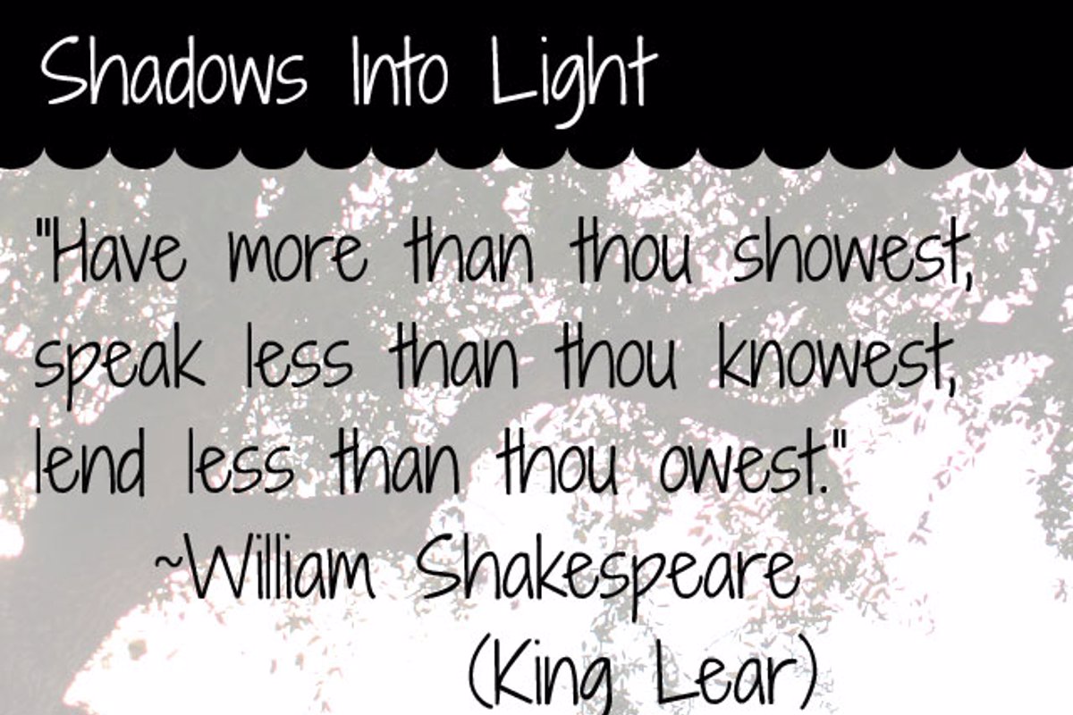 Shadows Into Light Font - Free Download