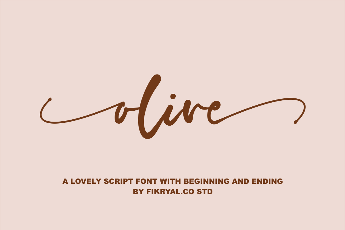 Olive Font | fikryalstudio | FontSpace