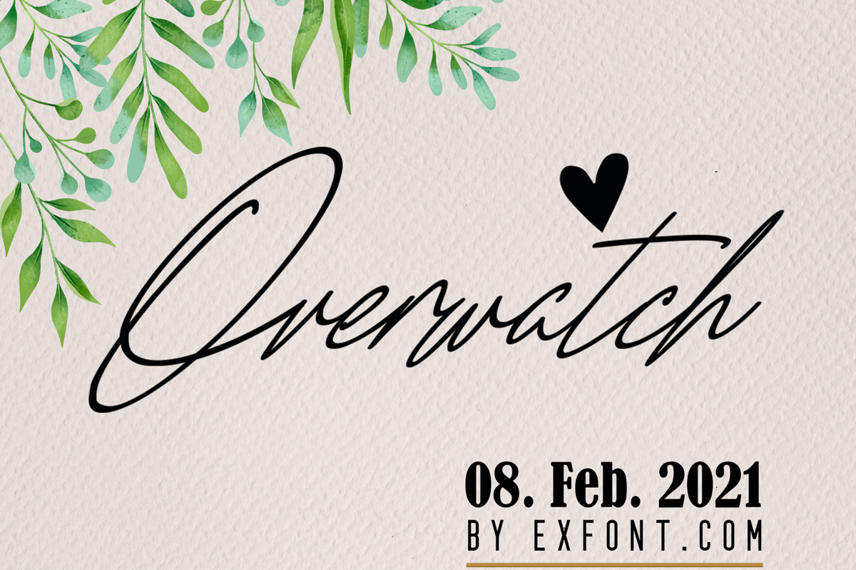 Overwatch Font | exfont | FontSpace