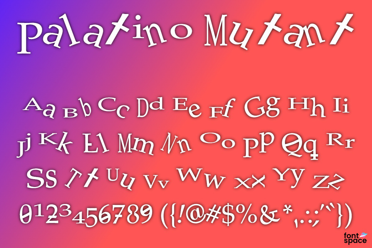 Palatino Typeface