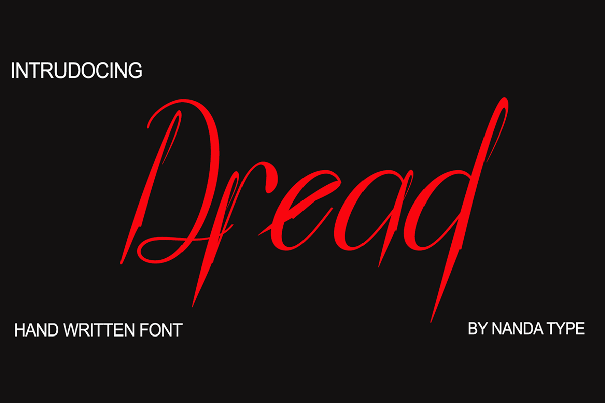 Dread Font | Solidtype | FontSpace