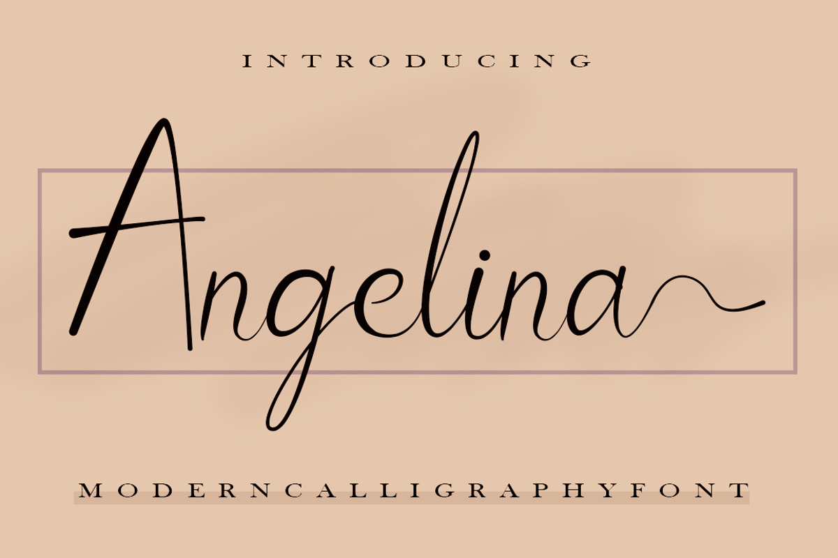 Angelina Font | febi studio | FontSpace