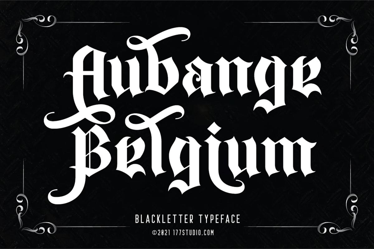 Aubange Belgium Font - Free Download