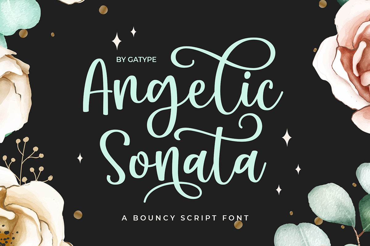 Angelic Sonata Font | Solidtype | FontSpace