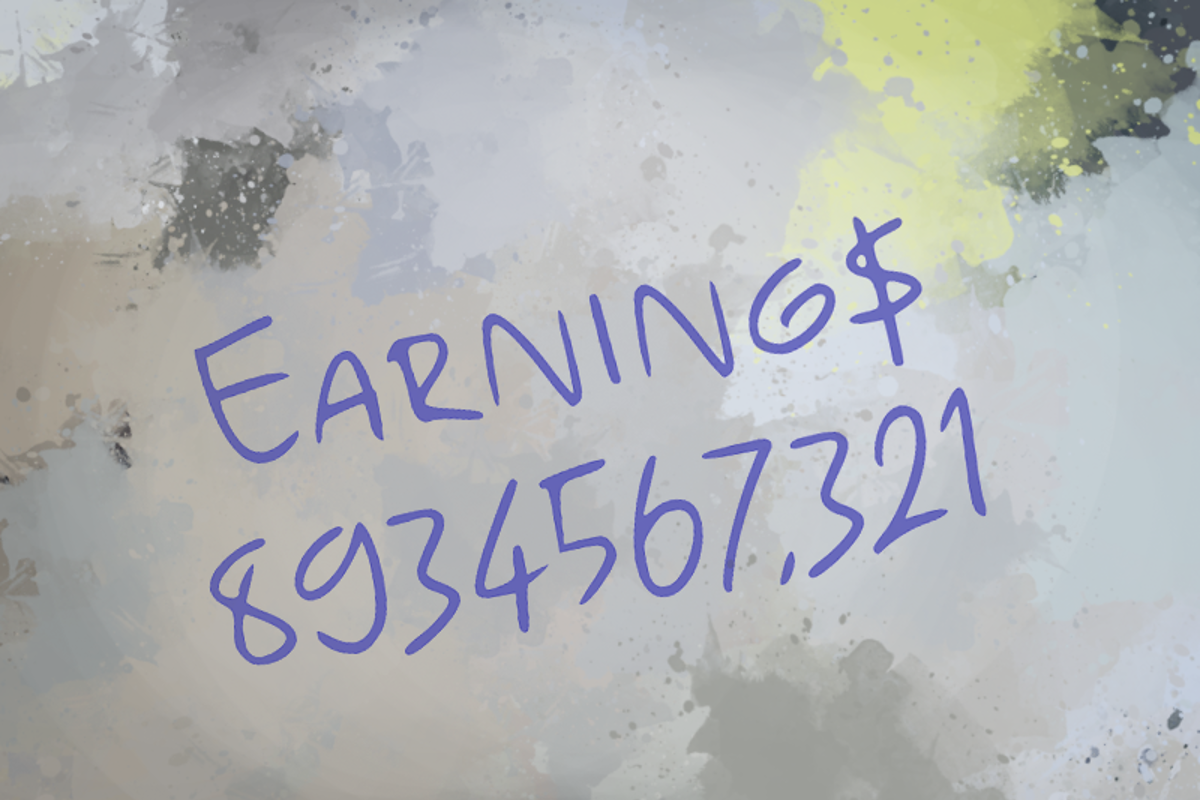 E Earning $ Font | wepfont | FontSpace