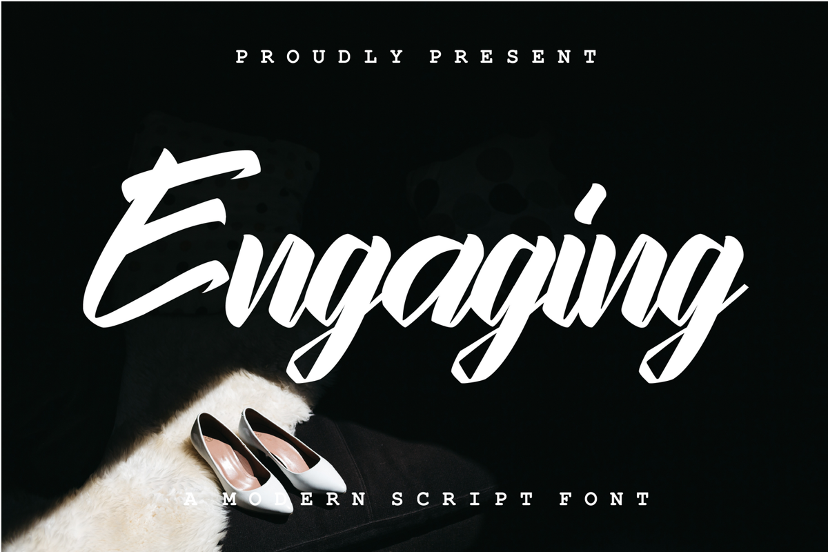 Engaging Script Font | 177Studio | FontSpace