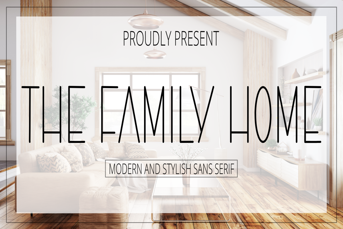 The Family Home Font - Free Download