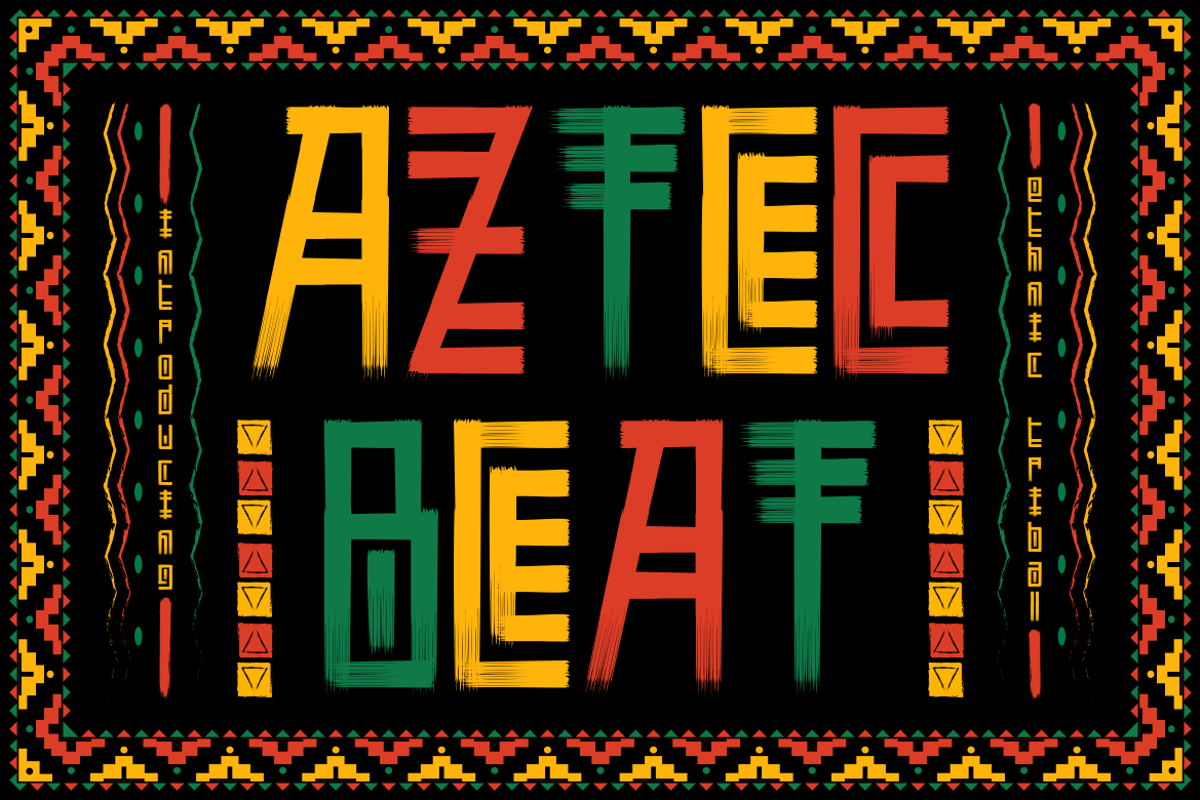 Aztec Beat Font - Free Download