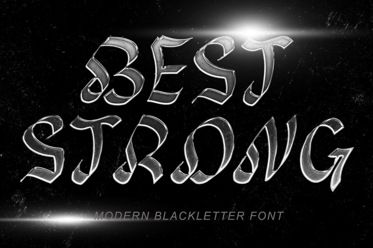 Best Strong Font | Yoga Letter | FontSpace