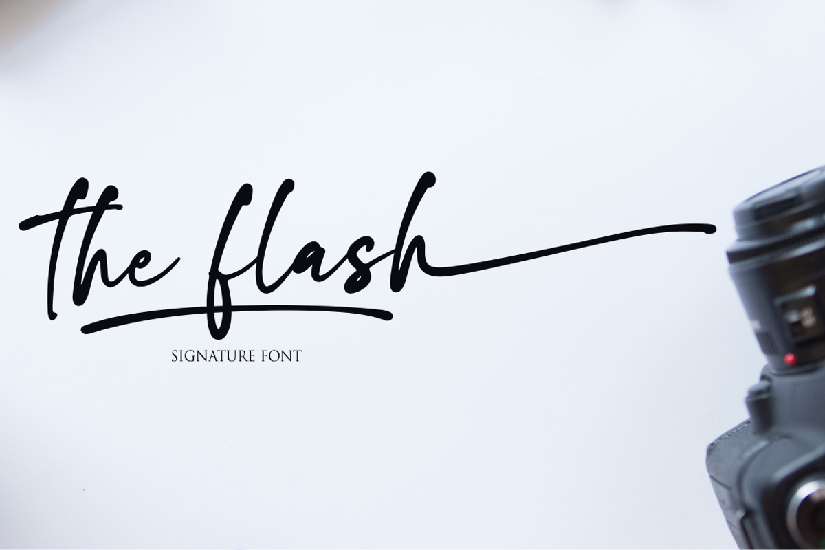 The flash Font - Free Download