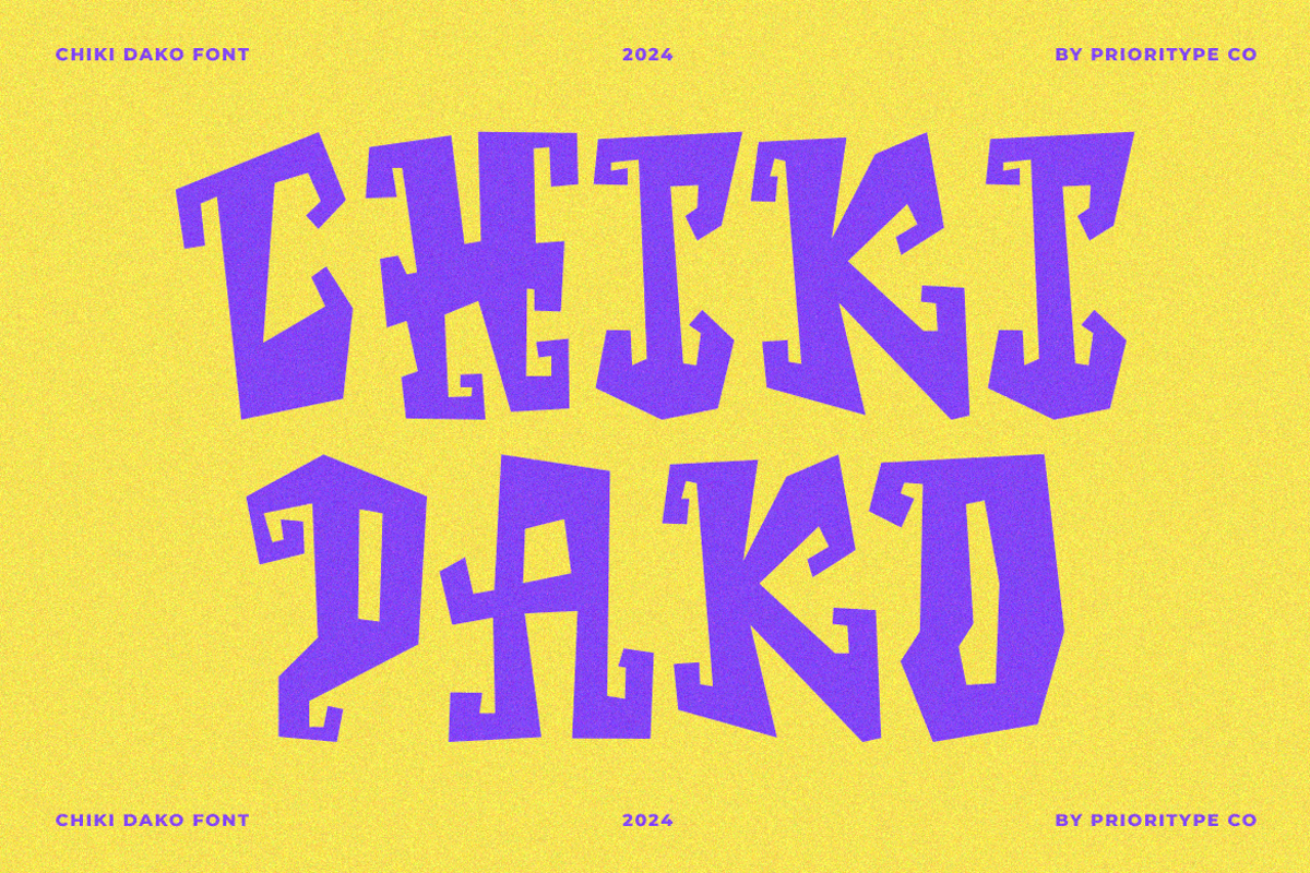Chiki Dako Font - Free Download