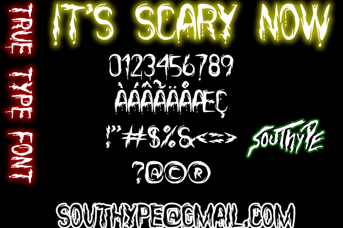 It's Scary Now St Font - Free Download