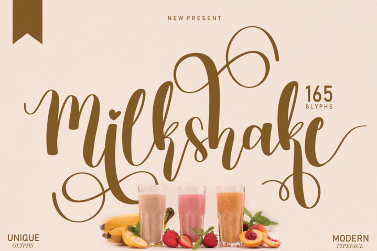 Milkshake Font | scratchones_creative | FontSpace