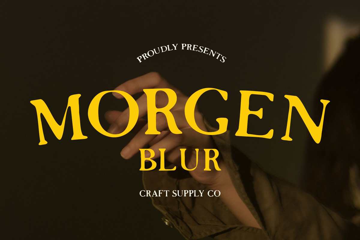 Morgen Blur Font - Free Download