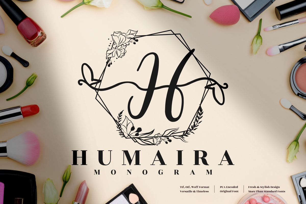 Humaira Monogram Font - Free Download