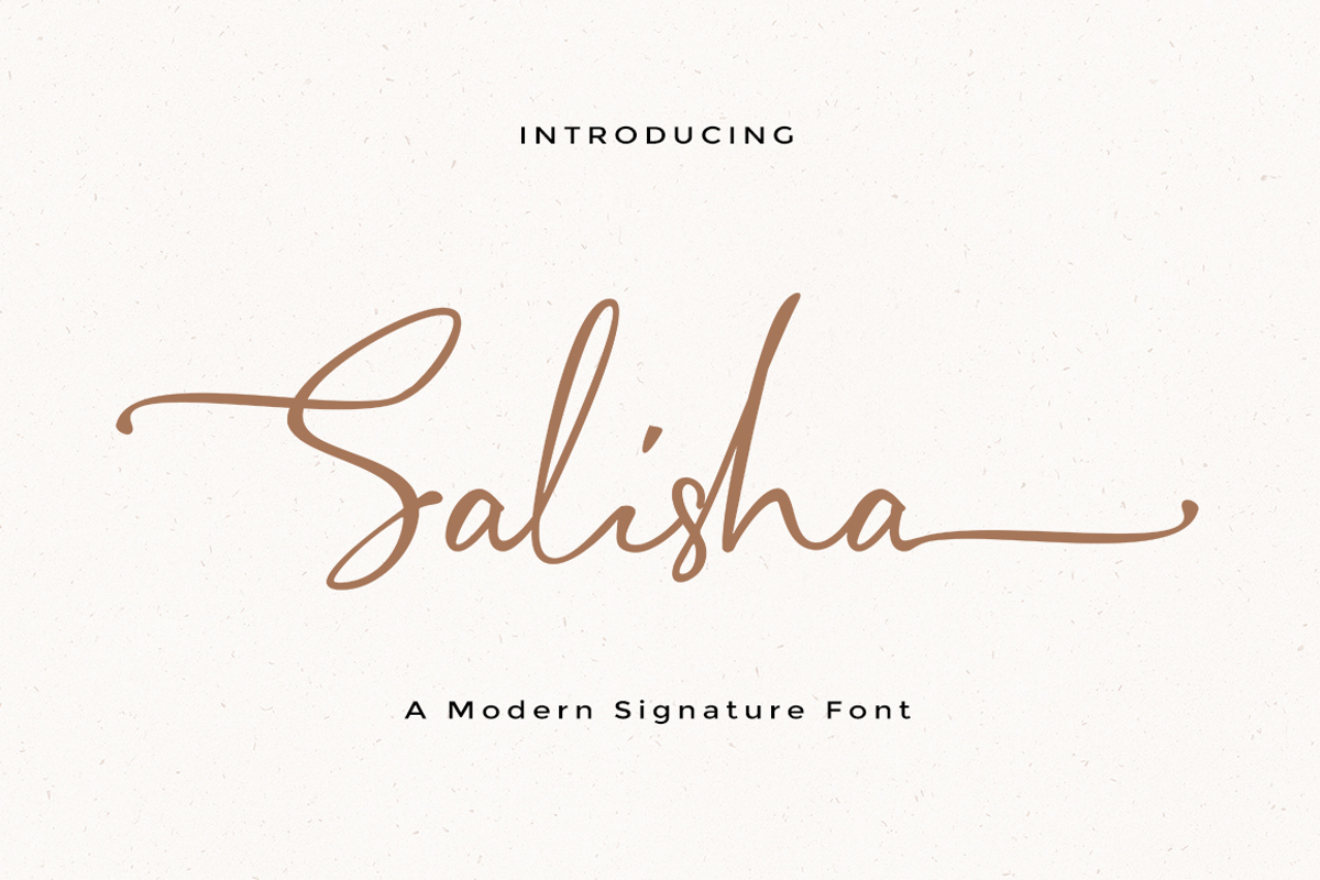 Salisha Signature Font | Solidtype | FontSpace