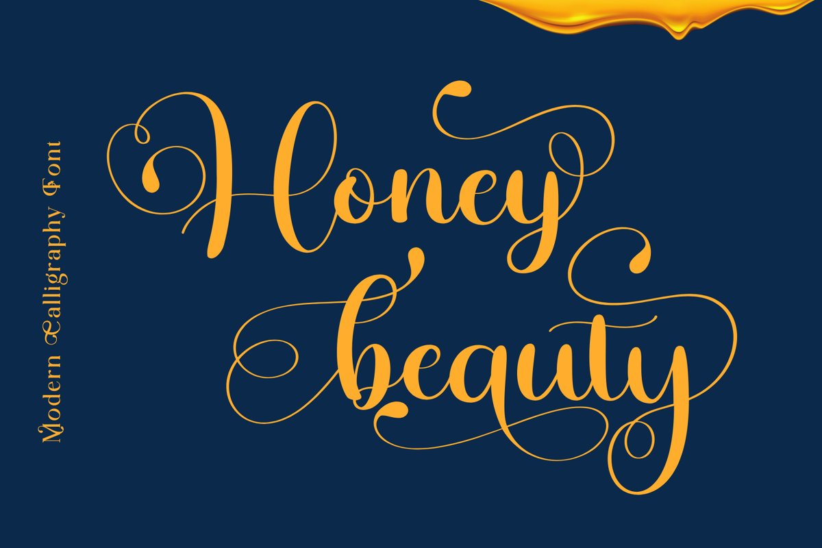 Honey Beauty Font | Beary.dsgn | FontSpace