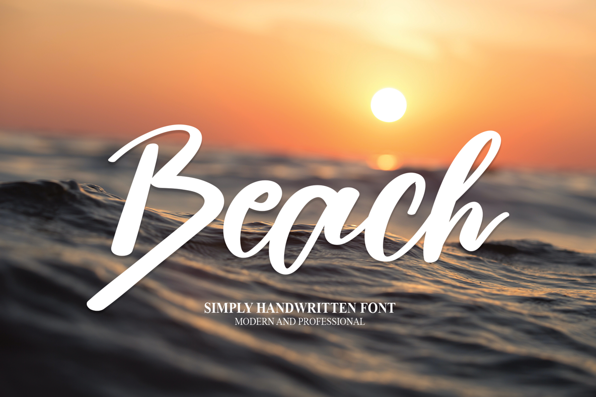 Beach Font | scratchones_creative | FontSpace