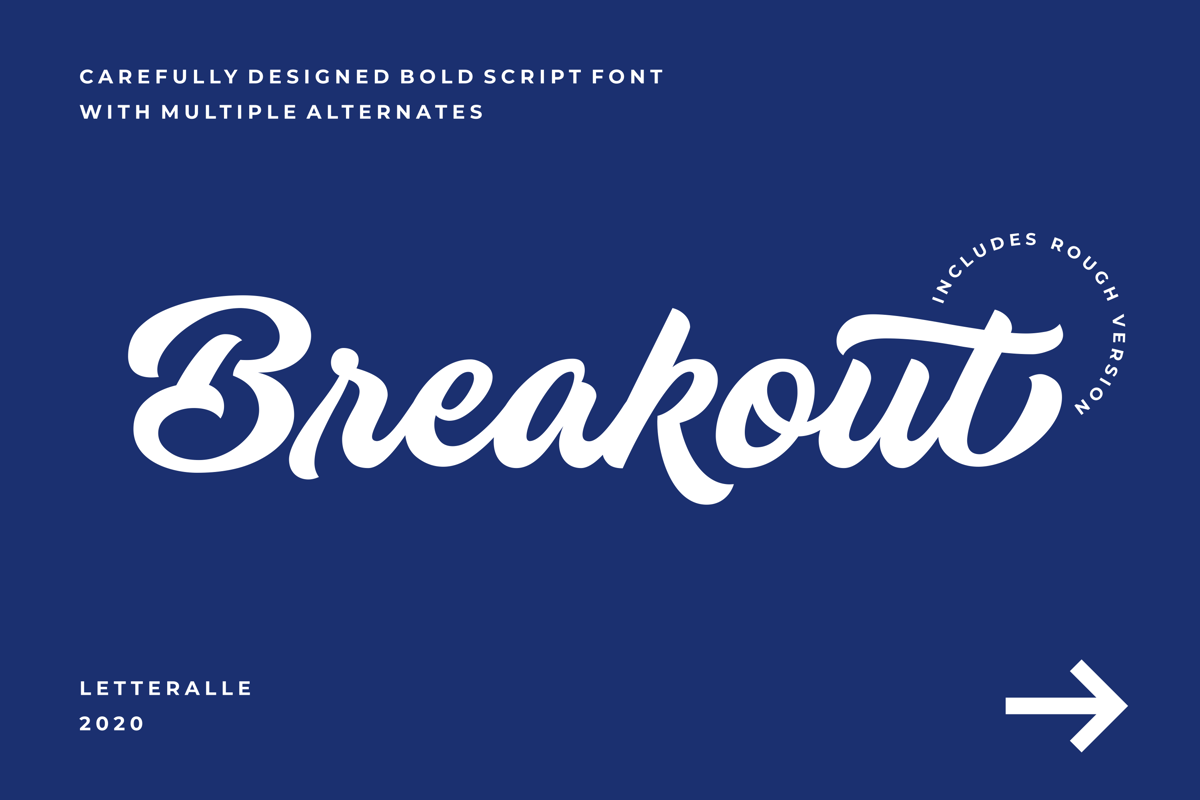 Breakout Font - Free Download