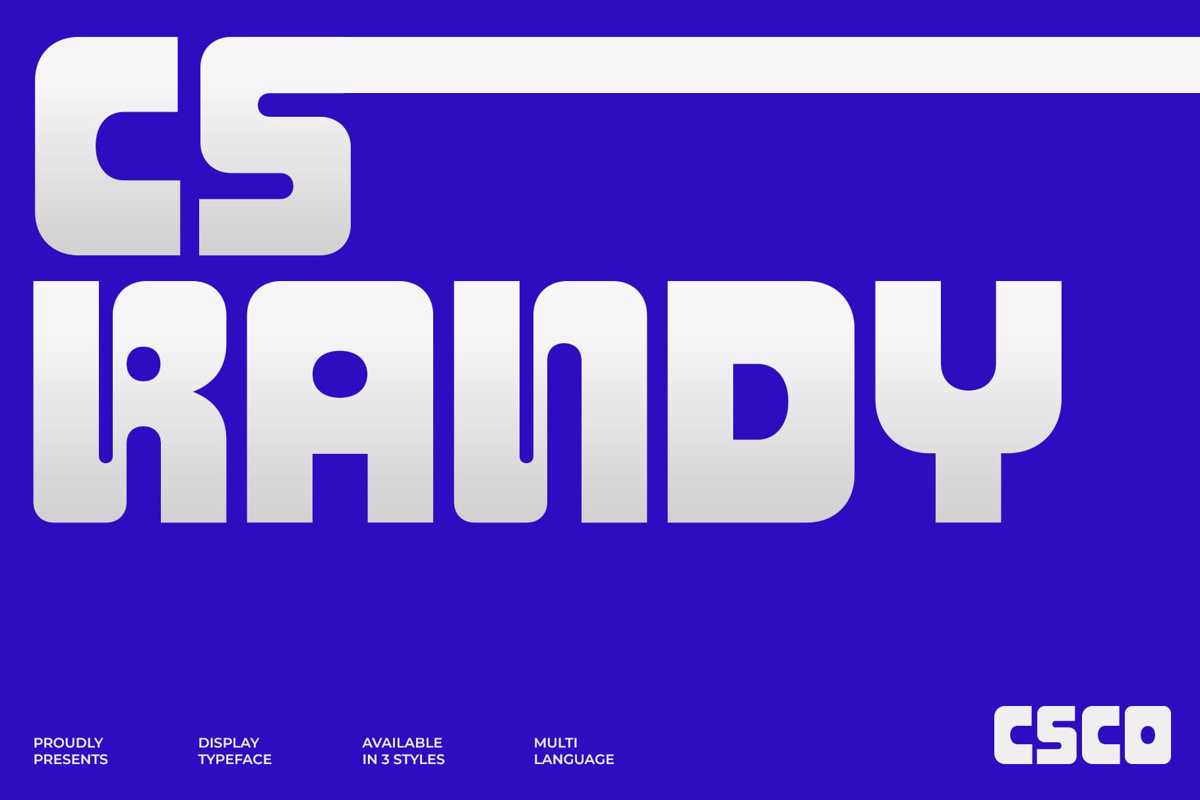 CS Randy Font - Free Download