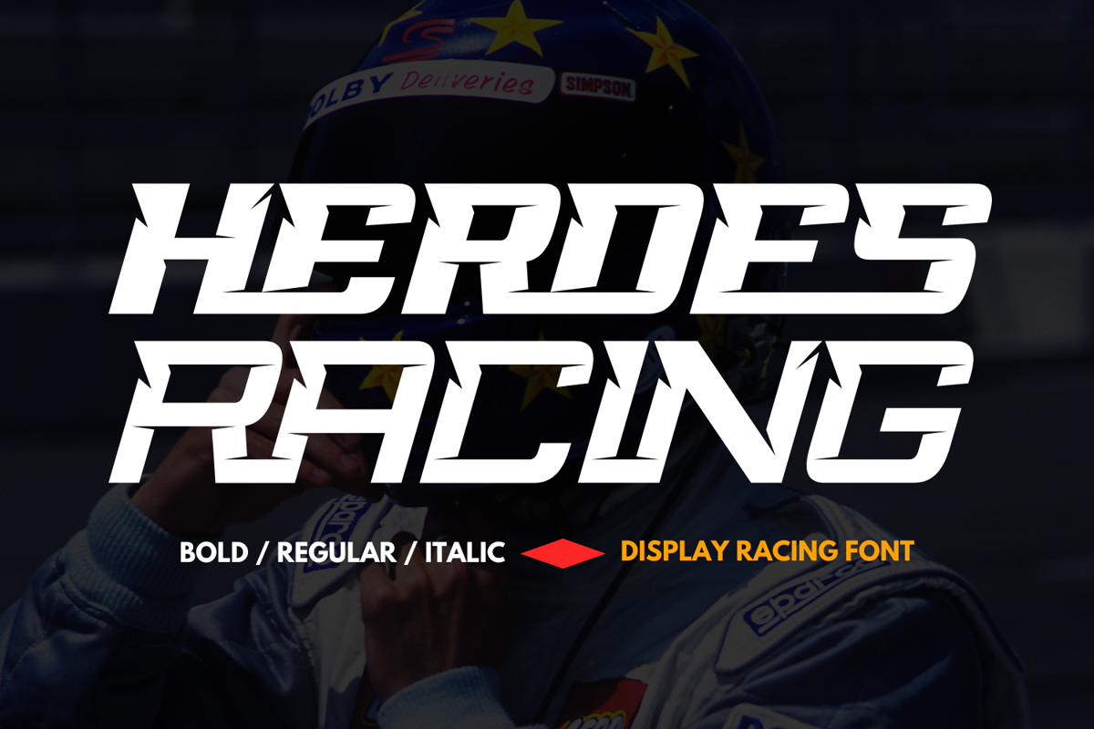 Heroes Racing Font - Free Download