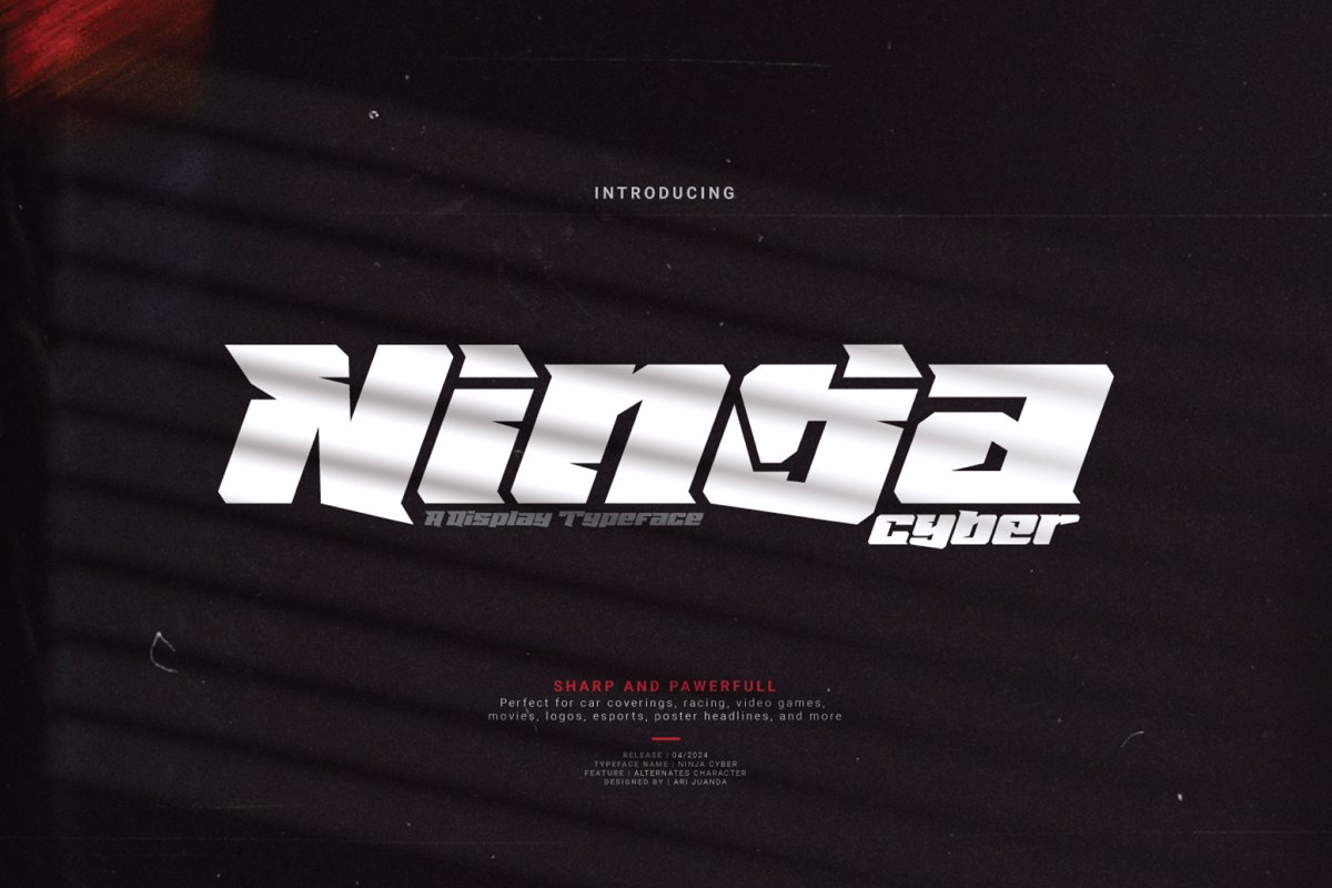 Ninja Cyber Font - Free Download