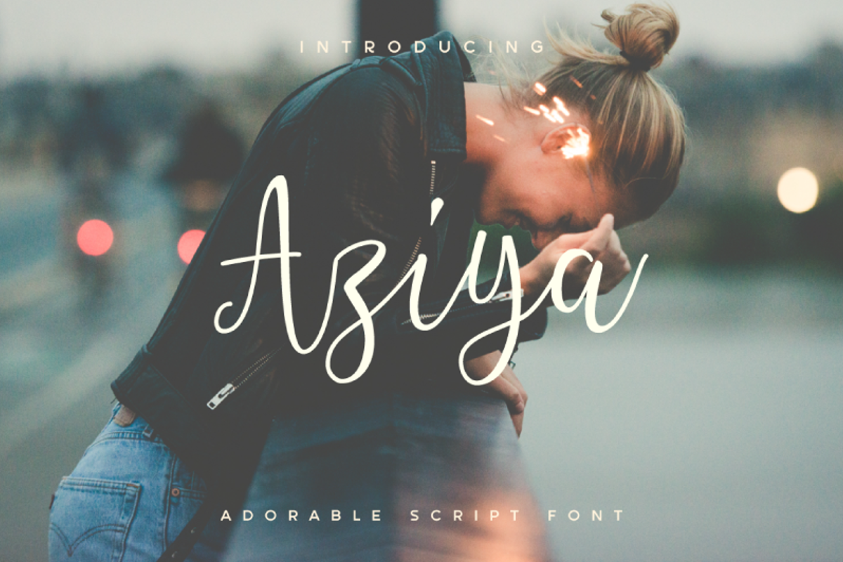 Aziya Demo Font | Typia Nesia | FontSpace