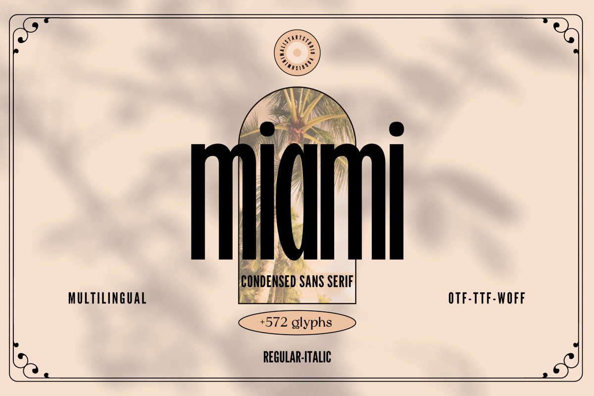 Miami Font - Free Download