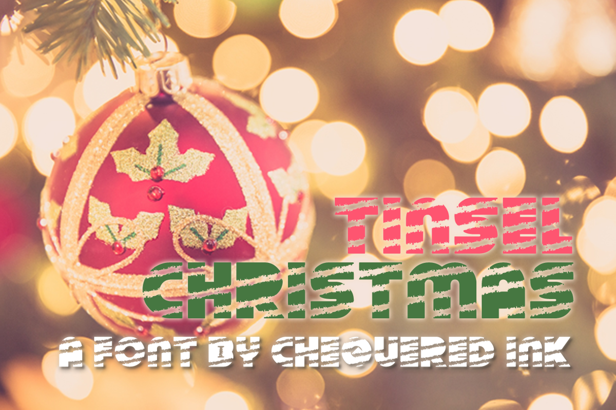 Tinsel Christmas Font - Free Download