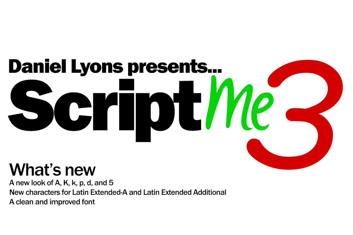 ScriptME 3 Font - Free Download