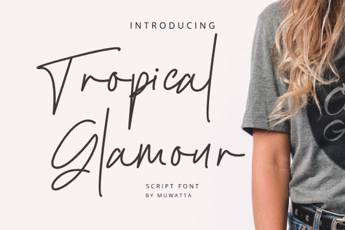 Tropical Glamour Font - Free Download