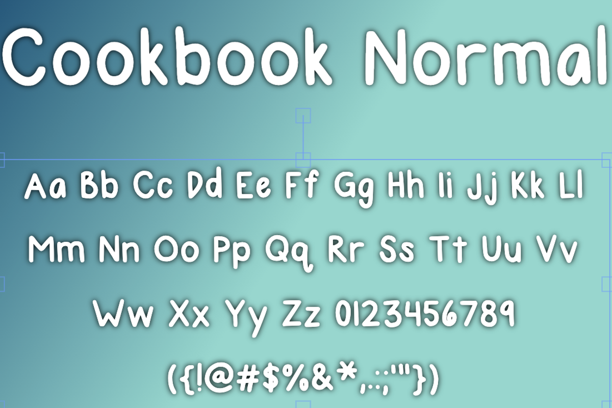Cookbook Font Emskis FontSpace
