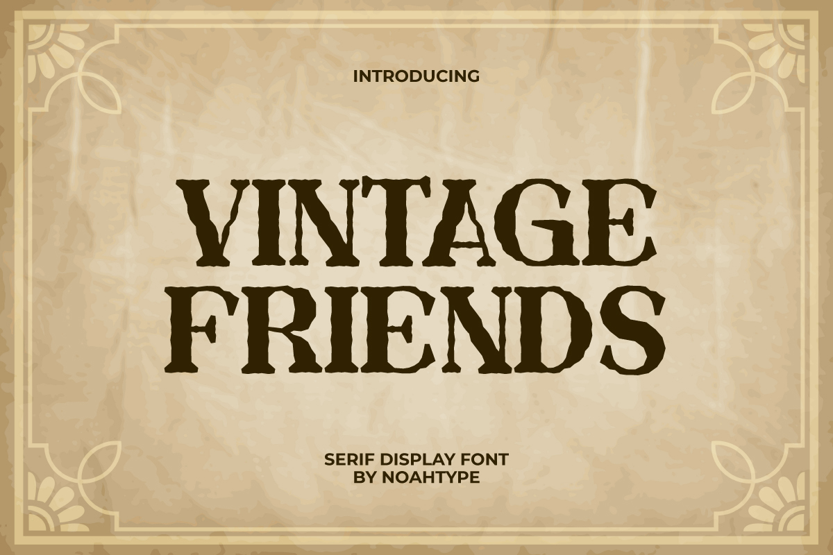 Vintage Friends Font - Free Download