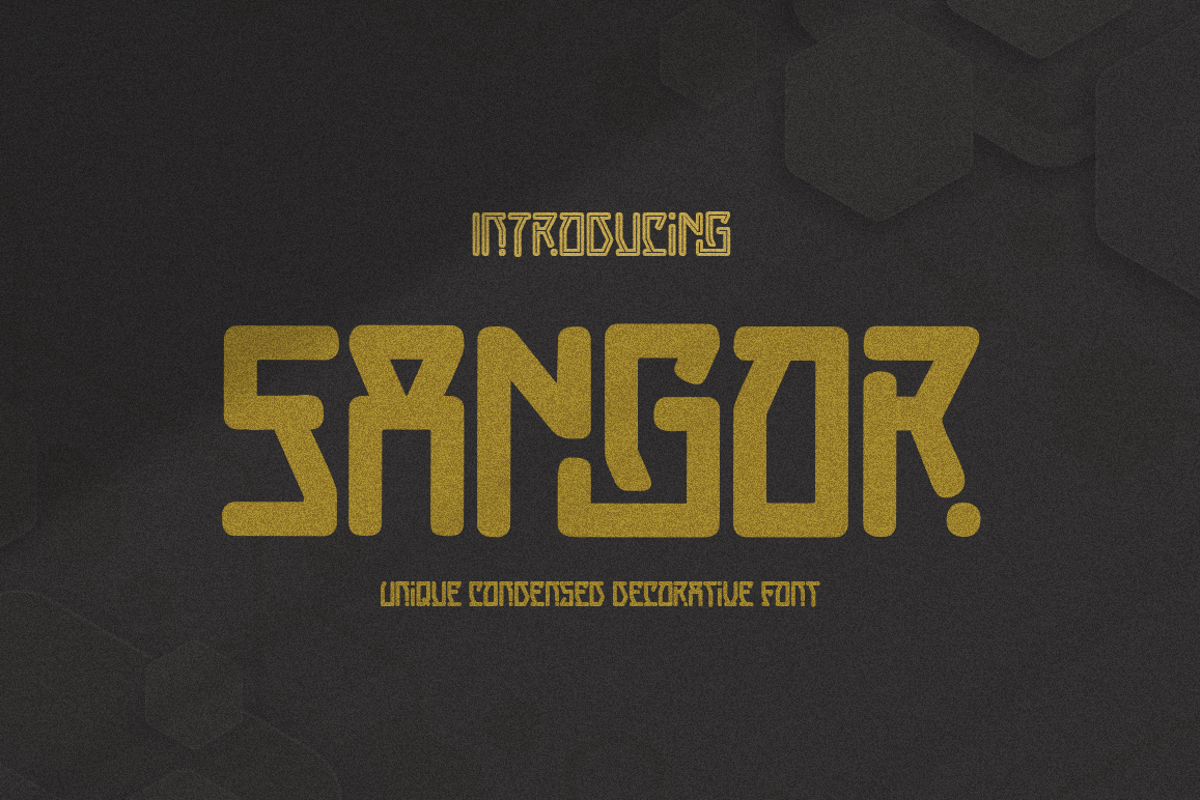 Sangor Font | Grontype | FontSpace