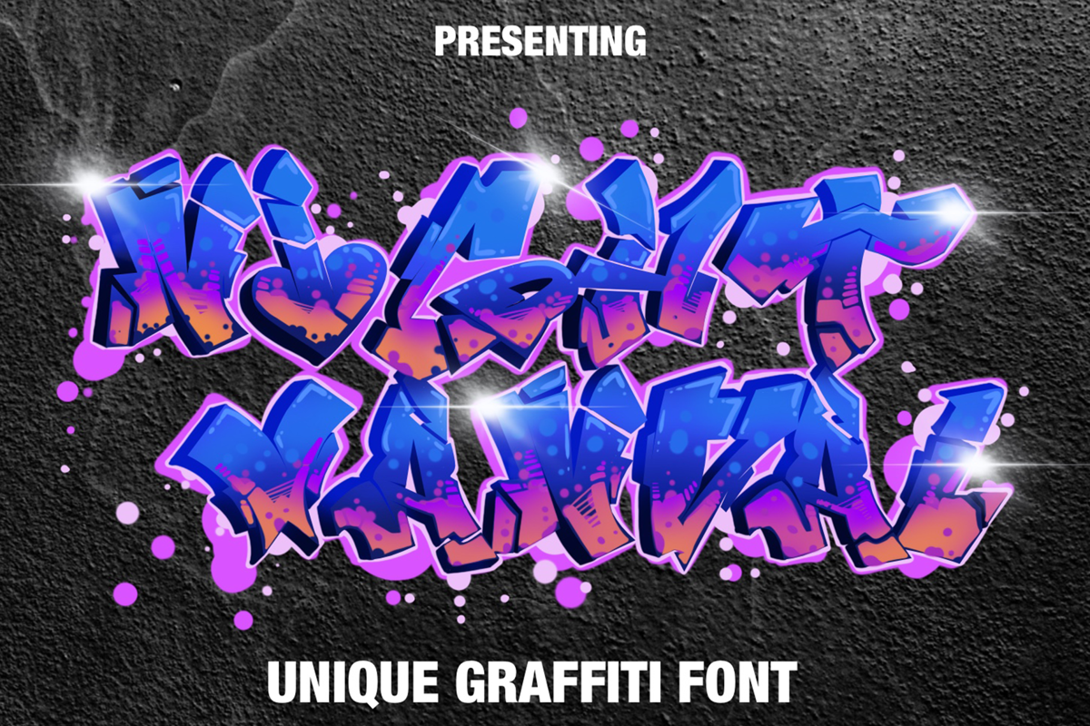 Nightvandals Font | Cikareotype Studio | FontSpace