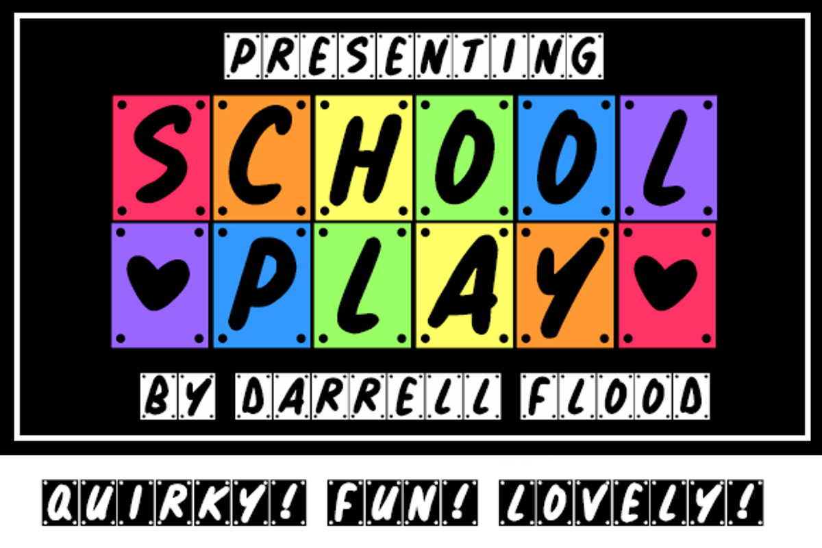 School Play Font | HAWTPIXEL - Darrell Flood | FontSpace
