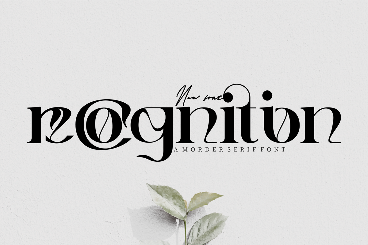 Recognition Font | 177Studio | FontSpace